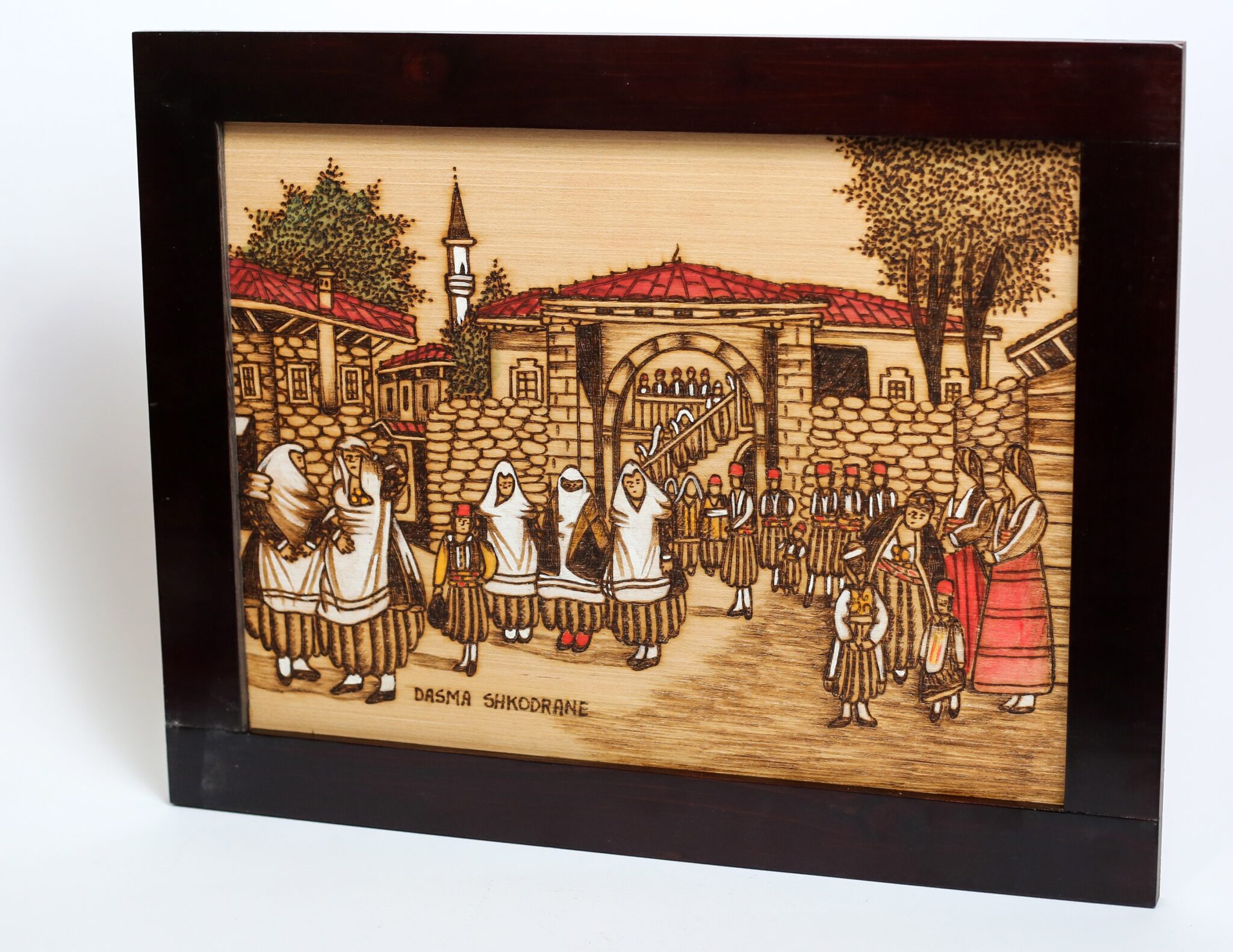 PIROGRAFI DASMA SHKODRANE 30:40CM - Souvenir Albania