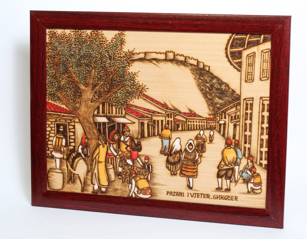 PIROGRAFI SHKODRA 30:40CM - Souvenir Albania