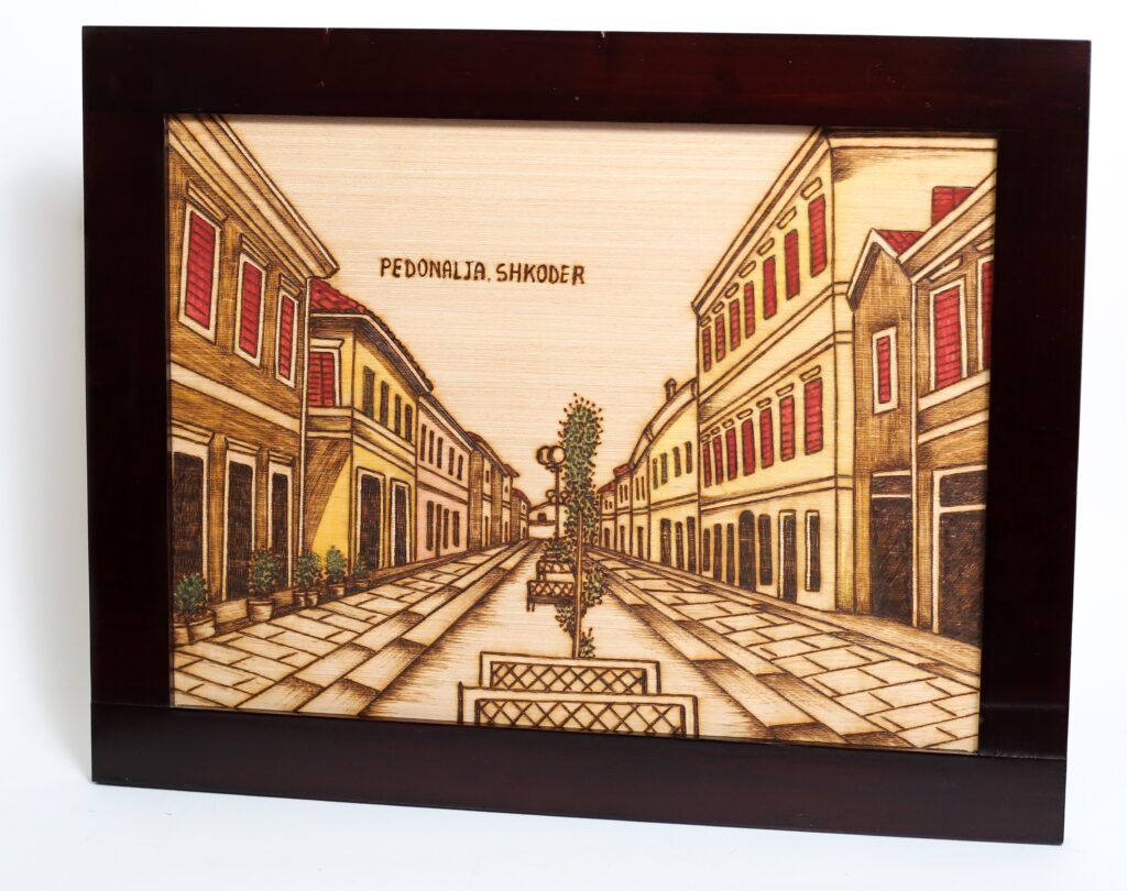 PIROGRAFI PEDONALE, SHKODER - Souvenir Albania